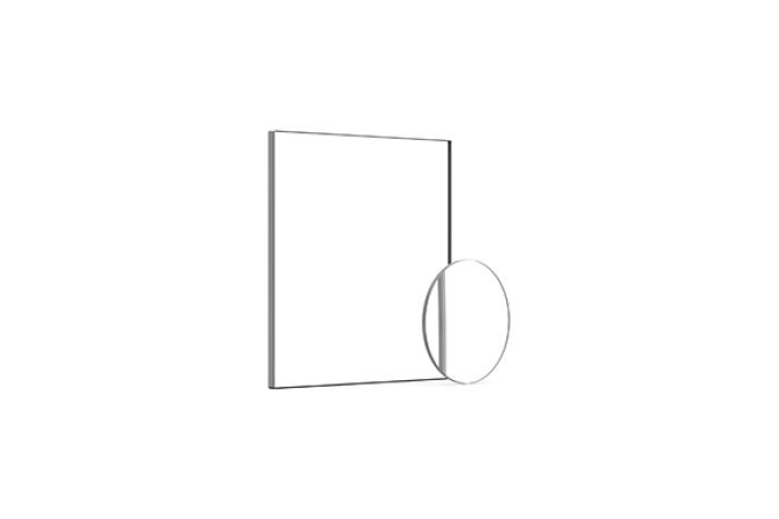 Plastic Window 50x50x1mmthk AR & hard coated both sides