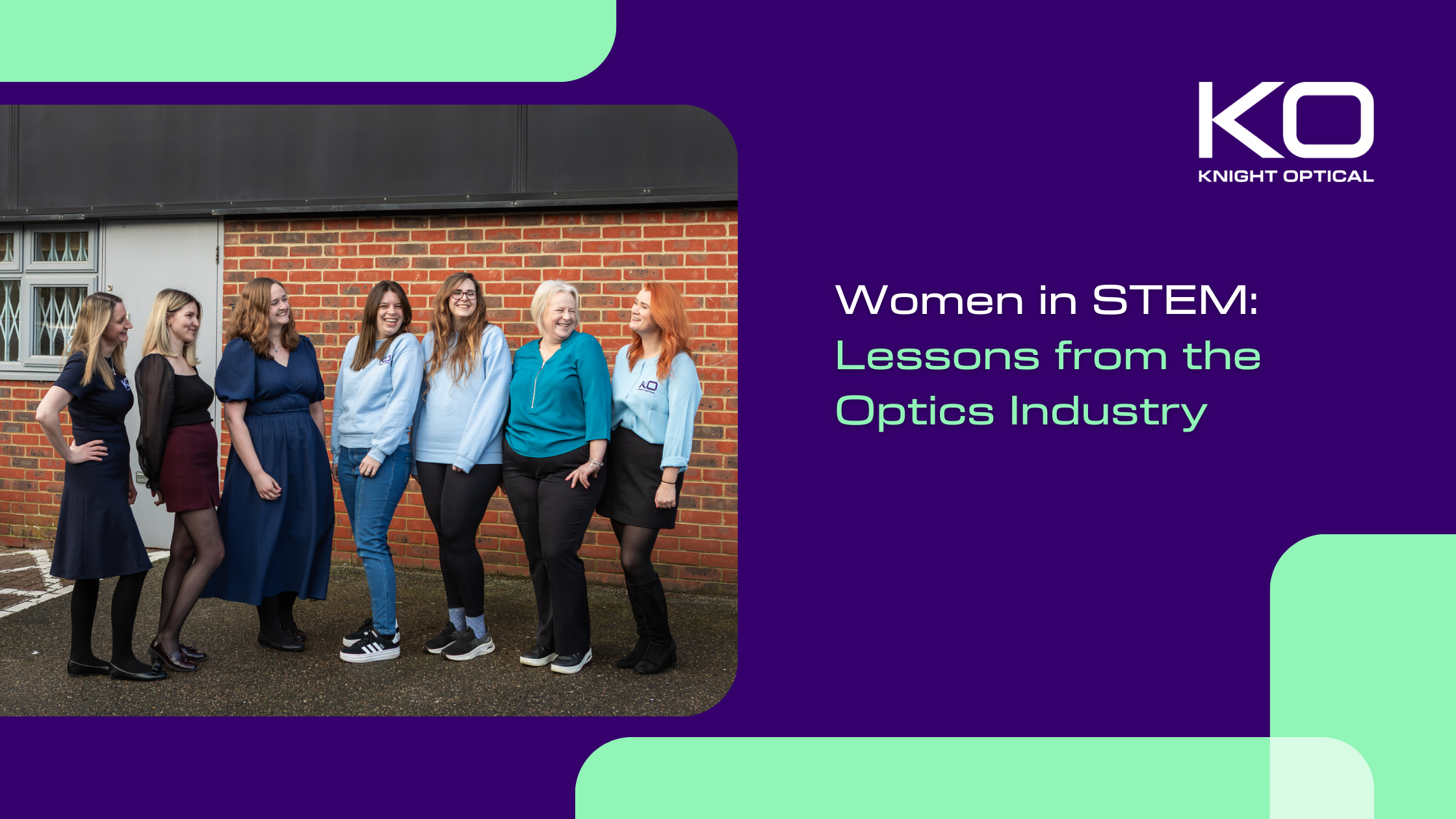 Women in STEM: Lessons from the Optics Industry - Knight Optical